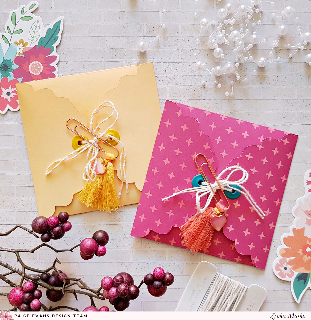 A pocket full of scrap: Whimsical card duo - project for the Paige ...