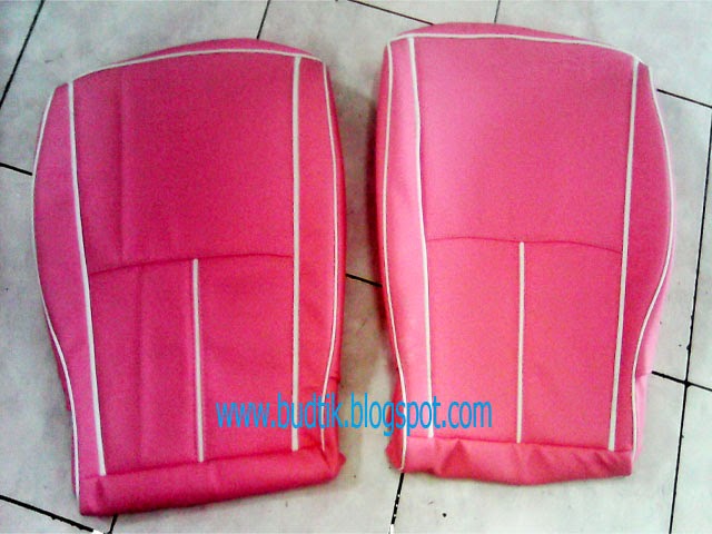 Modif jok mobil honda brio warna pink cantik menarik | Budtik Otomotif