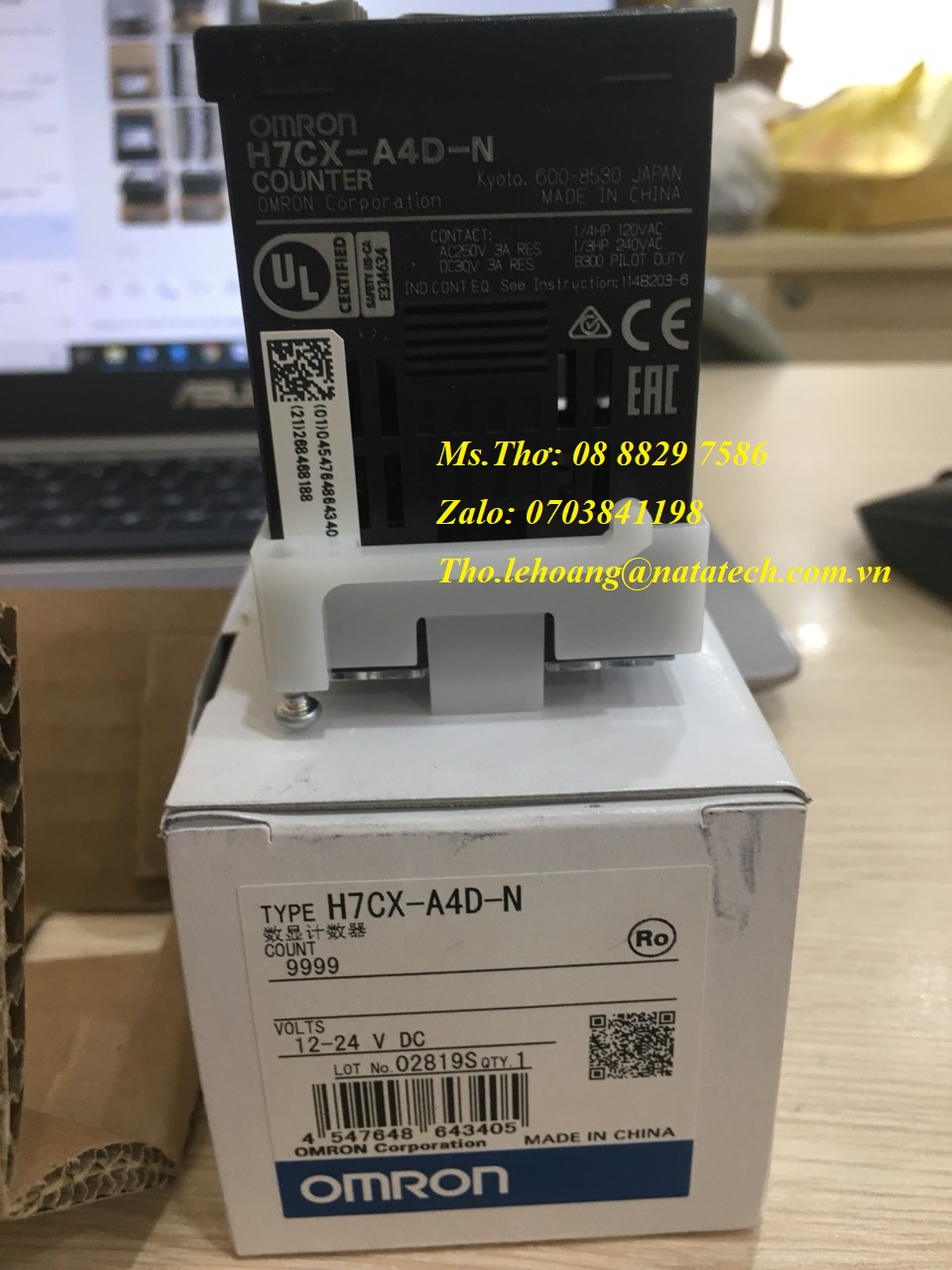 Bộ đếm Omron H7CX-A4D-N