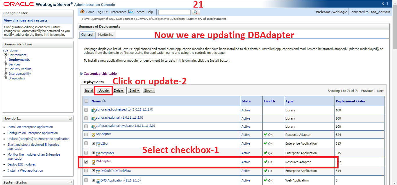 Oracle Weblogic Server New Data Source Creation