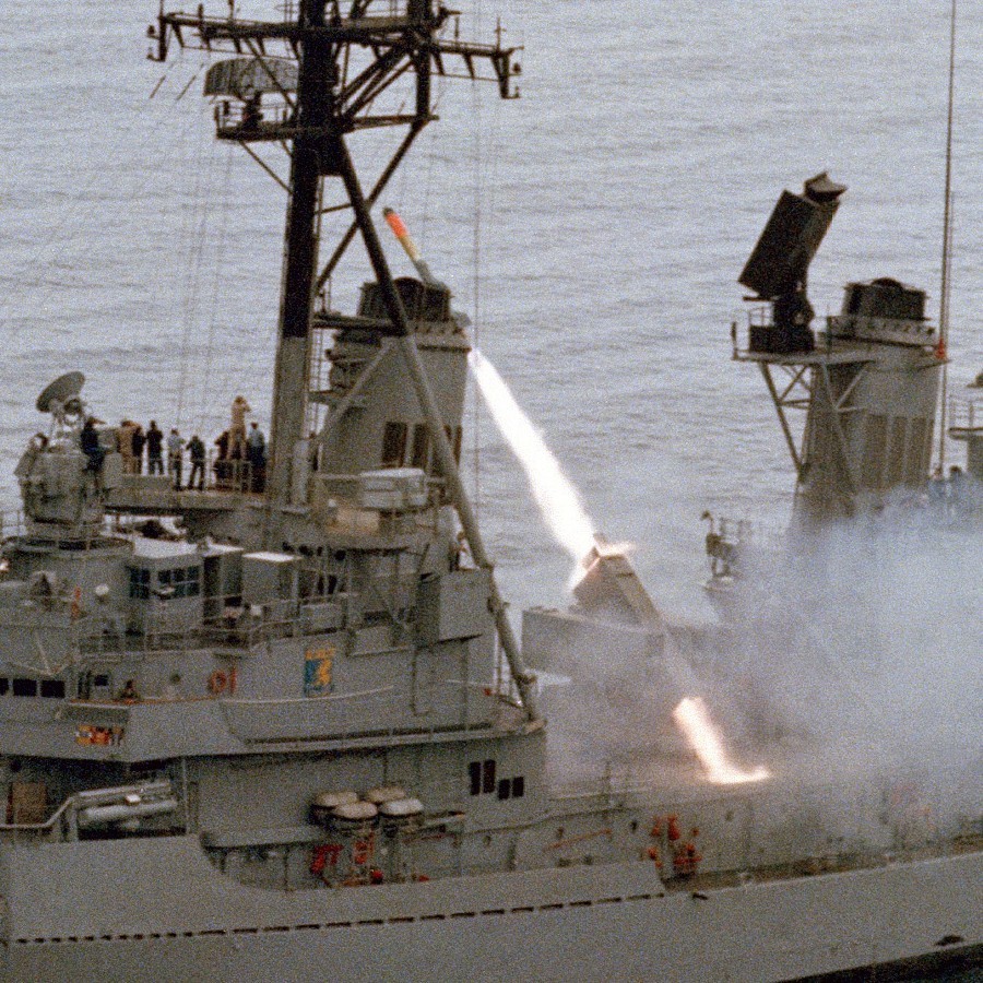 Navy Matters: Mk16 ASROC and Harpoon Launcher