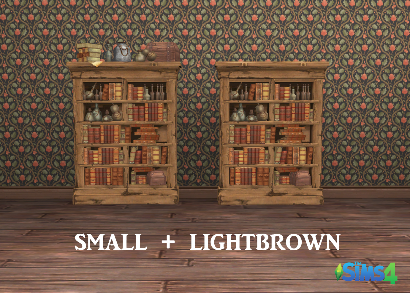 TS4: The Sims Medieval Bookcases for Sims 4 | History Lover's Sims Blog
