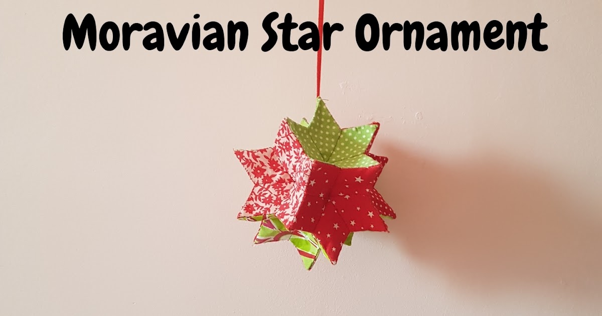 moravian star ornament with free pattern | All about patchwork and quilting