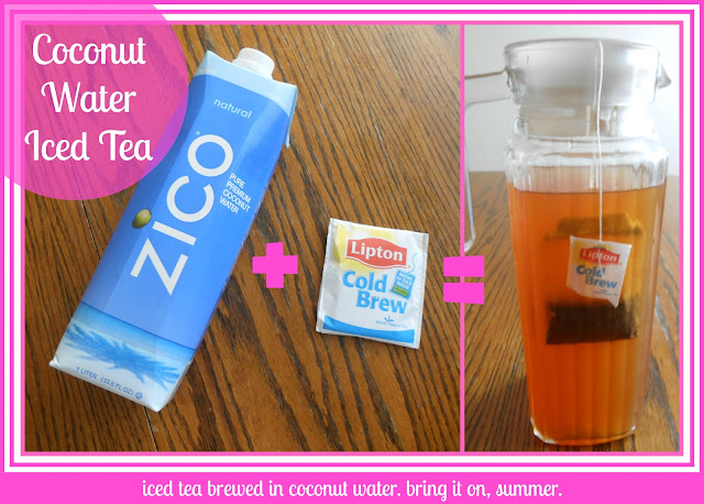 Coconut Water Iced Tea - Flora Foodie
