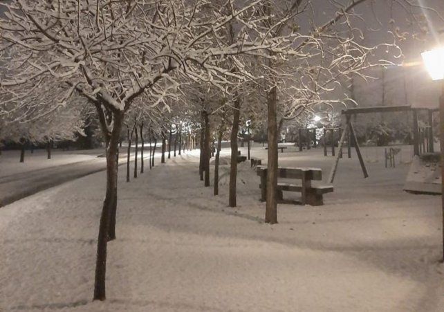 Mirá las imágenes impactantes de la nevada en Córdoba después de 14 años