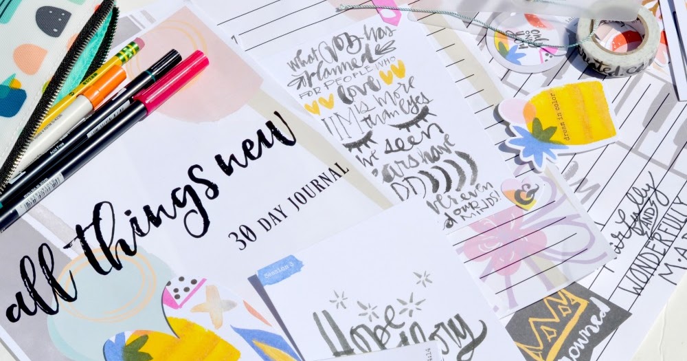 Free 30 Day Bible Journal Notebook Pages - Rachel Teodoro