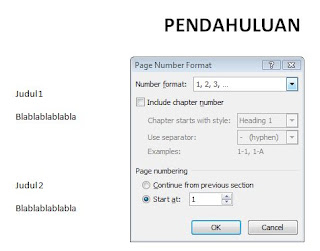 Cara Memberi Nomor Halaman dengan Angka Romawi dan Angka Arab dalam ...