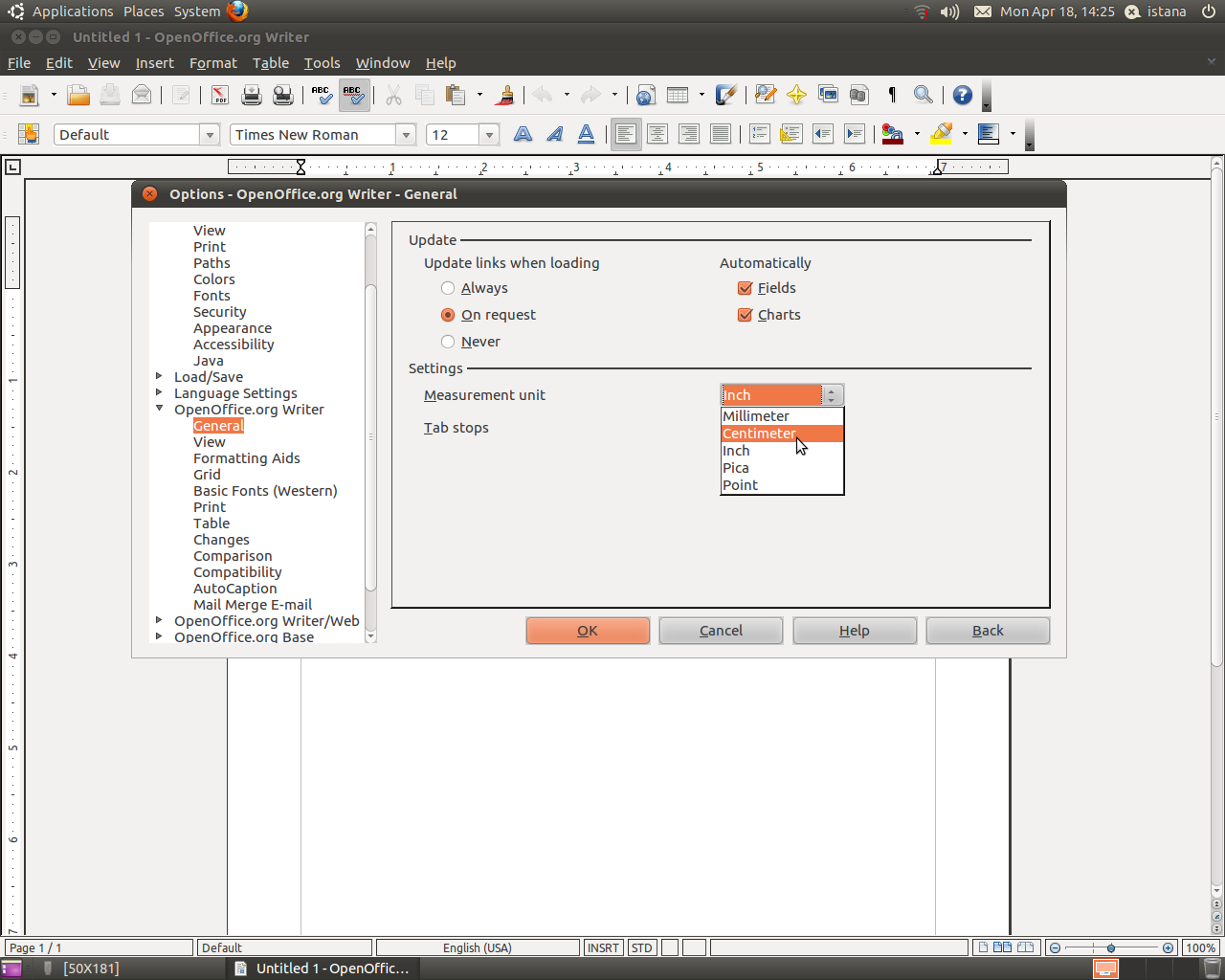 Tutorial Open Office.Org Writer: PENGATURAN MARGIN DI OPENOFFICE.ORG