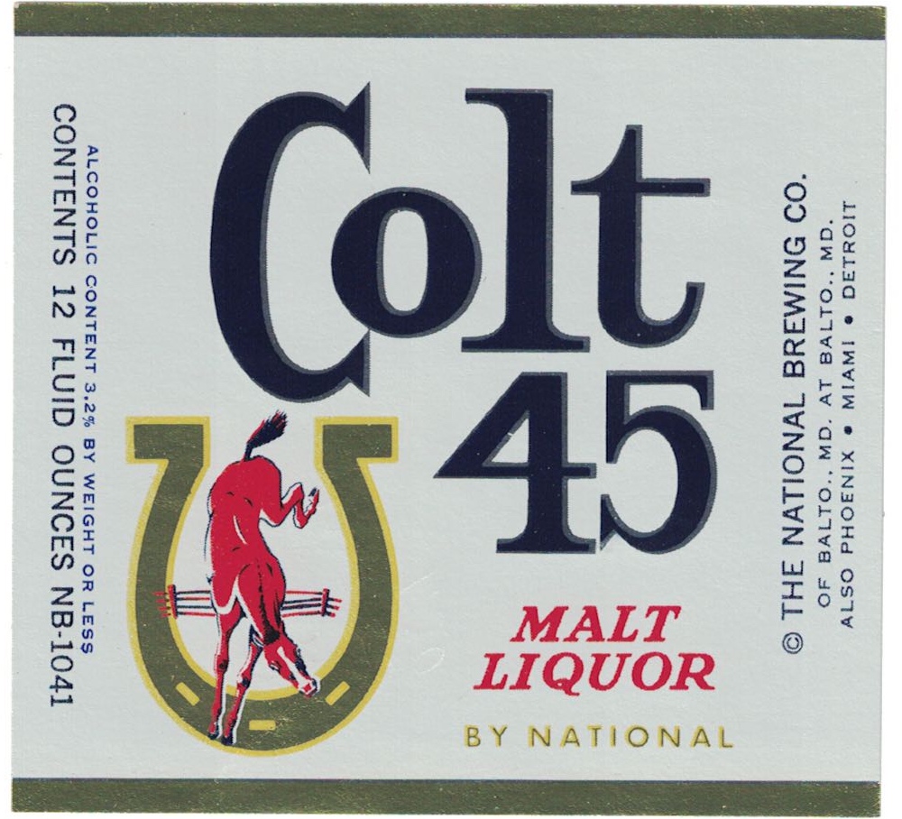Sisco Vanilla Serves and Drinks: Colt 45 Malt Liquor October 18, 2019