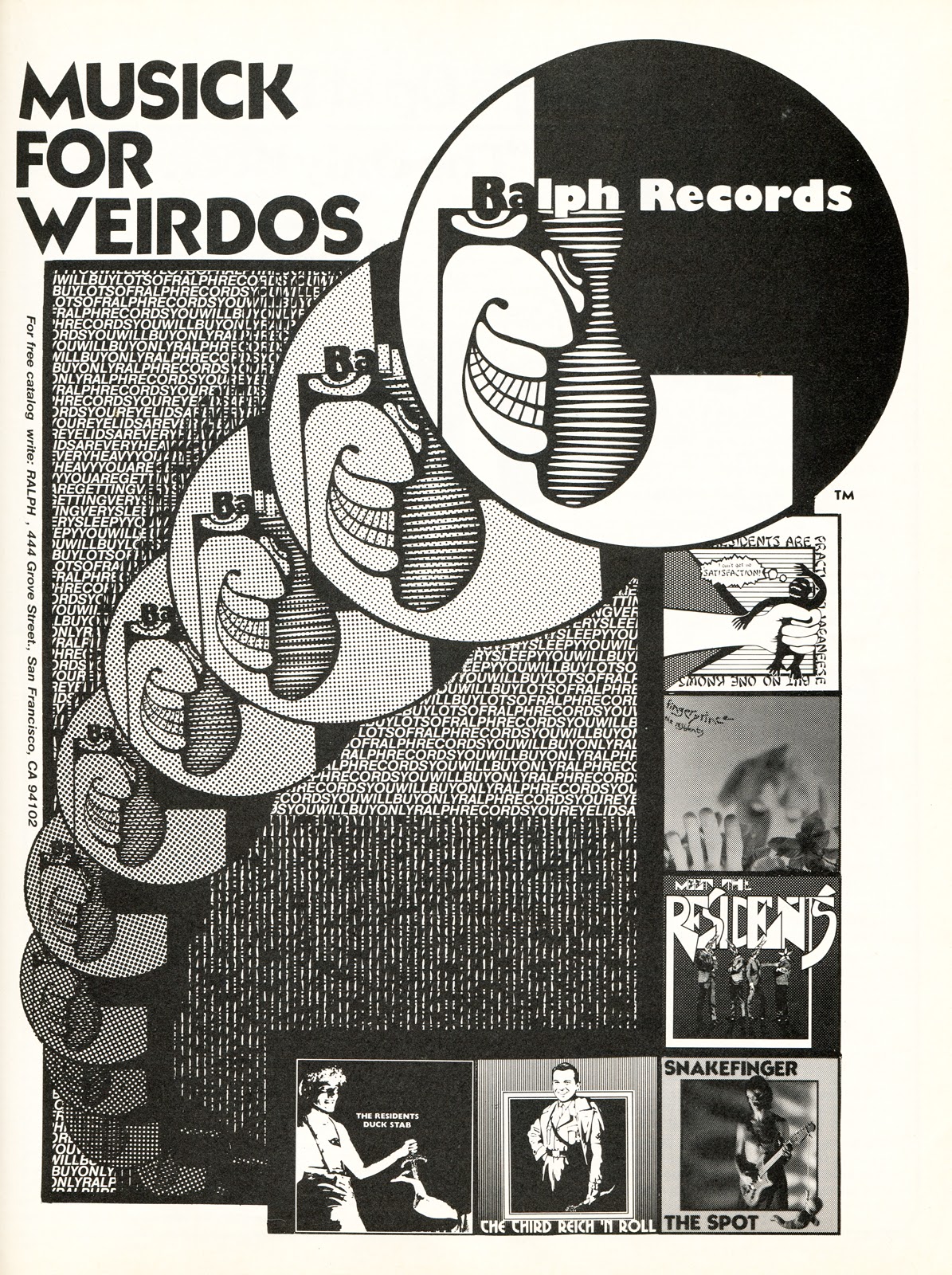 That Devil Music: Fossils: Ralph Records – Musick For Weirdos (1978)
