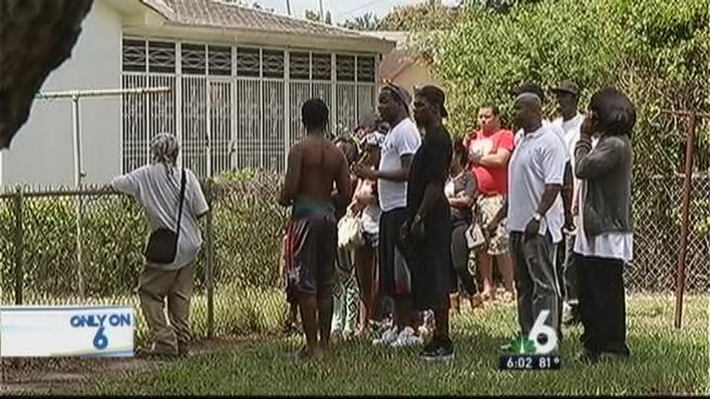 Jail records showed he was being held without bond Wednesday morning.