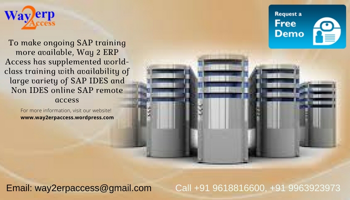 SAP Server Access: Online Remote access to SAP IDES and Non IDES servers