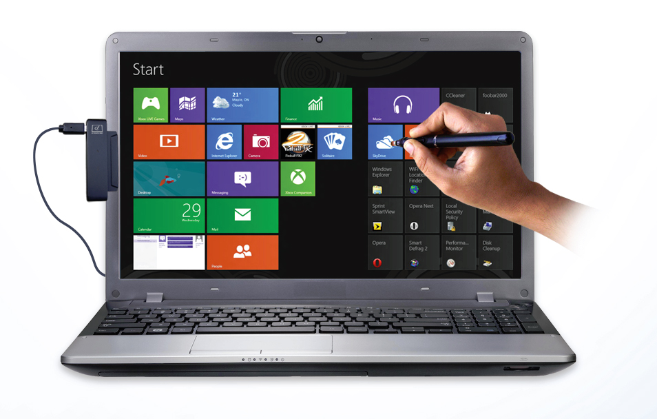 E-touch Pen adds touch to non touch Screen Laptop/PC ~ Zingi Tech