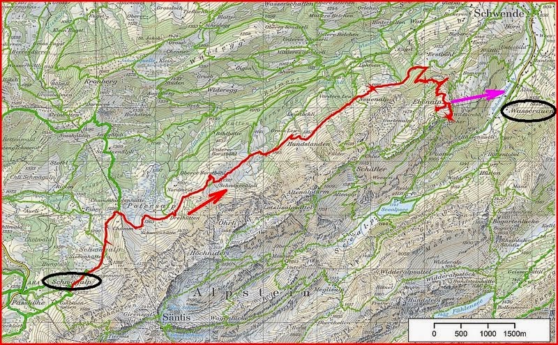 Pfannenstiel Wanderblog: Der Alpstein-Nordflanke entlang: Schwägalp ...