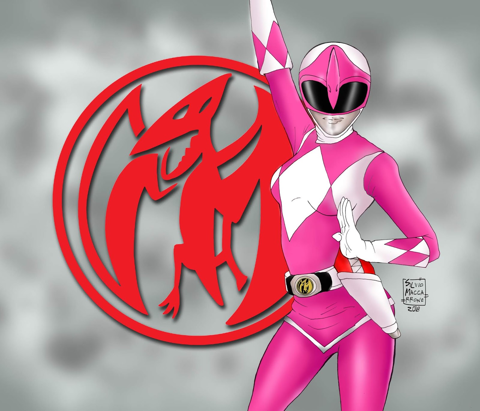 ILLUSTRANDO UN SOGNO: POWER RANGERS Pink Ranger
