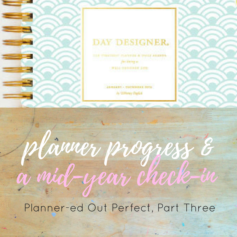 PLAYING IN THE PAGES: Planner Progress and a Mid-Year Checkin : Planner ...