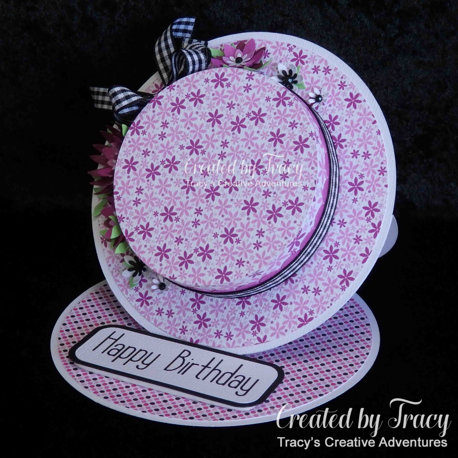 Tracy's Creative Adventures: Birthday Hat Easel Card and Gift Box Set