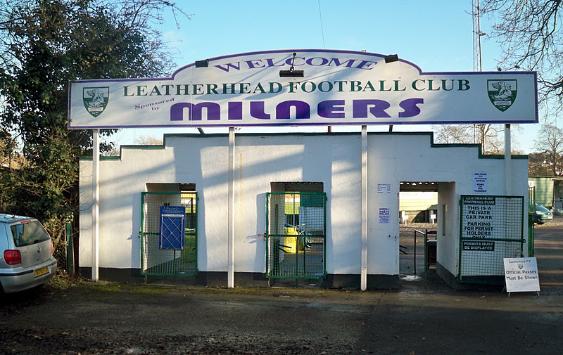 Football Grounds visited by Richard Bysouth: Leatherhead FC