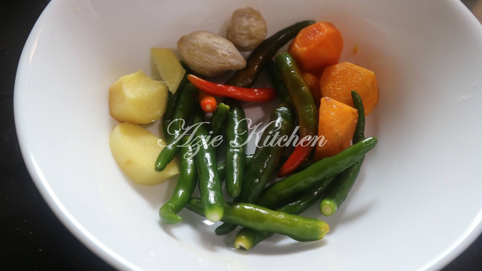 Masak Lemak Perut Lembu Yang Sedap - Azie Kitchen