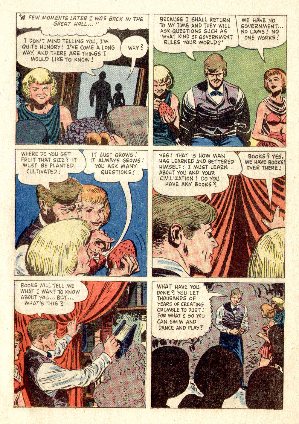 The ALEX TOTH archives: TOTH - FOUR COLOR COMICS 1085 The Time Machine ...
