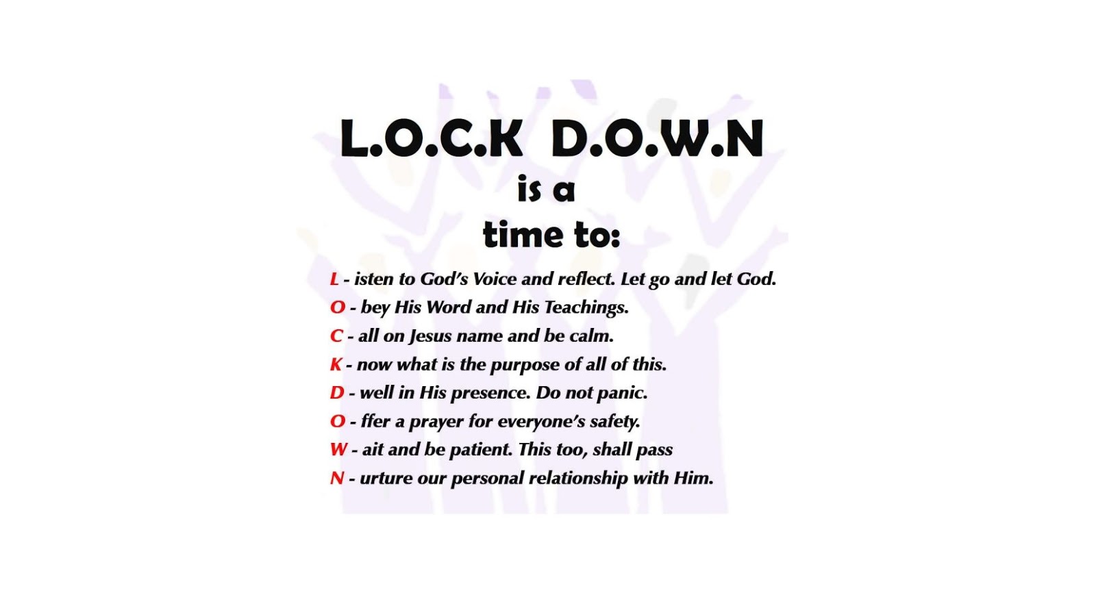 A Family in 'LOCK DOWN'