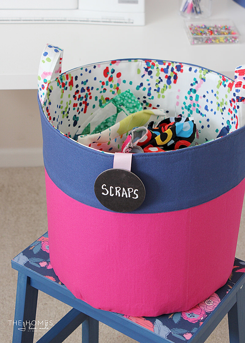 IHeart Organizing: UHeart Organizing: DIY Canvas Color-Blocked Totes
