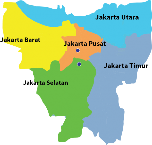 Letak Geografis Kabupaten Administrasi dan Kota Administrasi Prov ...