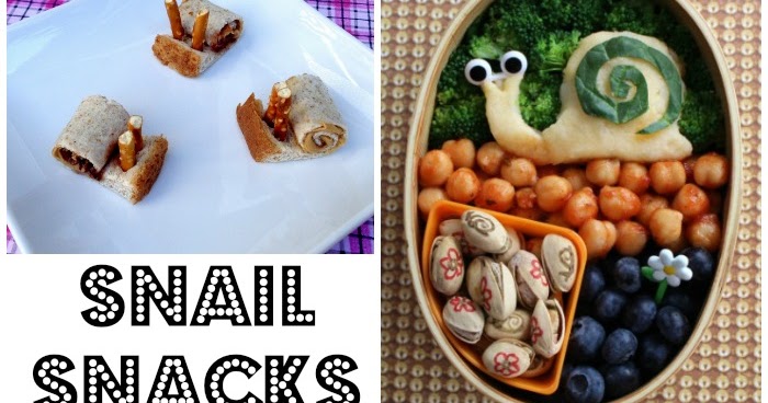 Snail Themed Lunches & Snacks