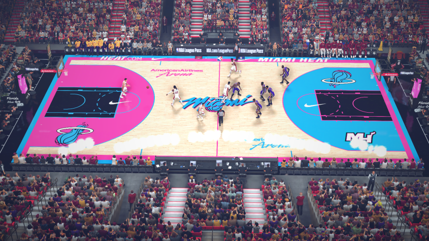 2K21 Miami Heat City Court 2020-2021 By Ga12lol [FOR 2K21]