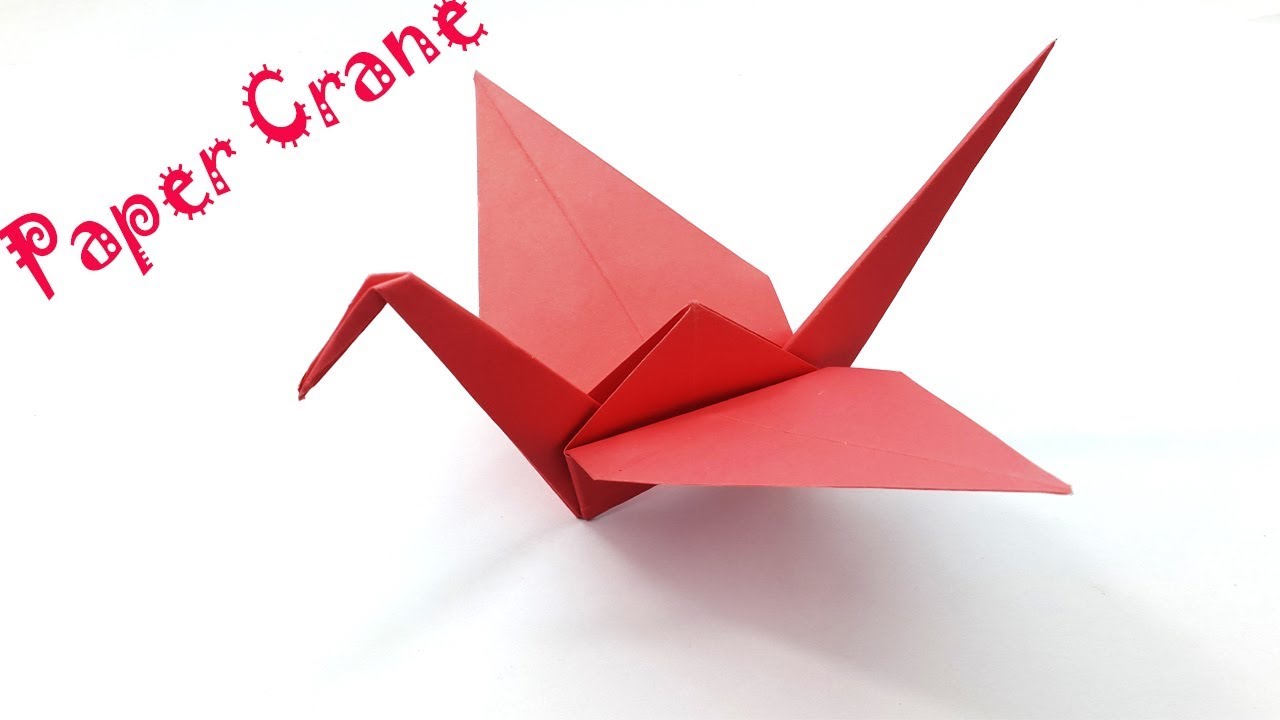 How to make a paper crane