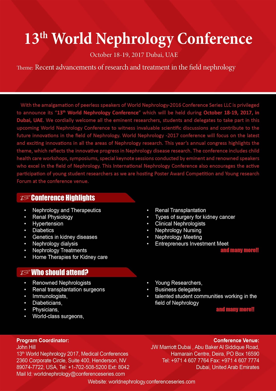 15th World Nephrology Conference