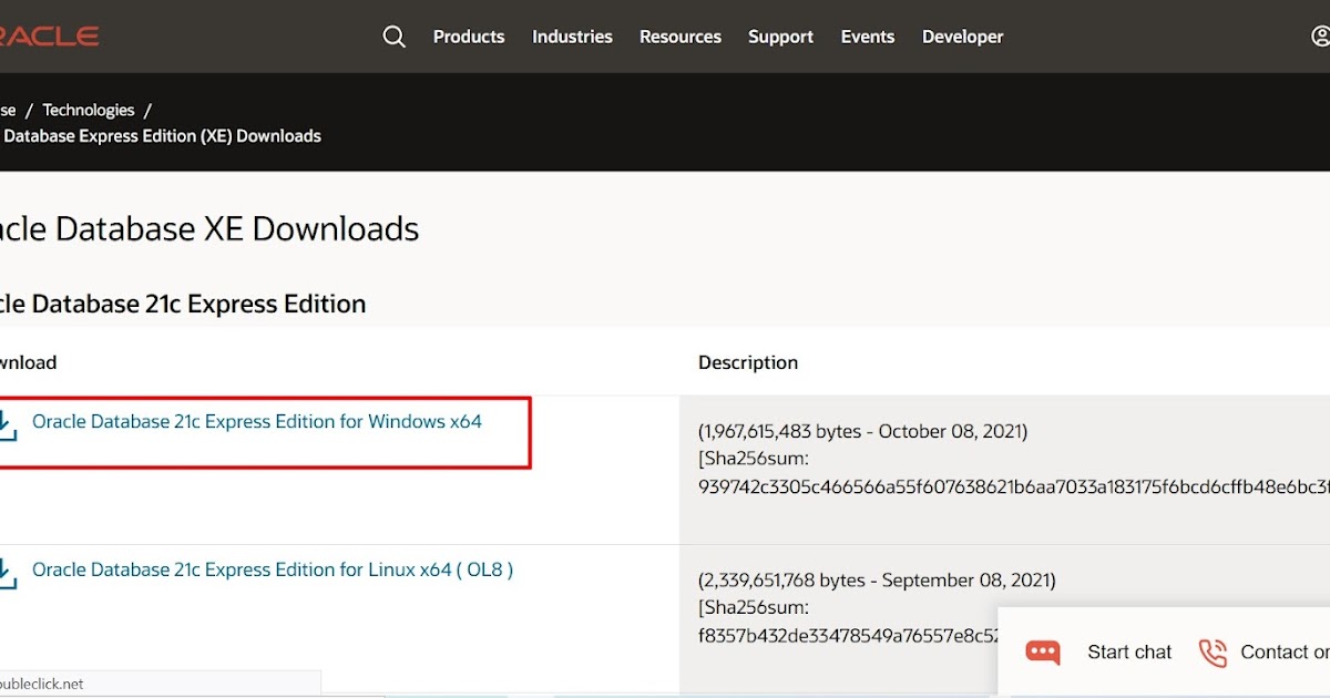 Como instalar Oracle Database 21c Express Edition para Windows 10
