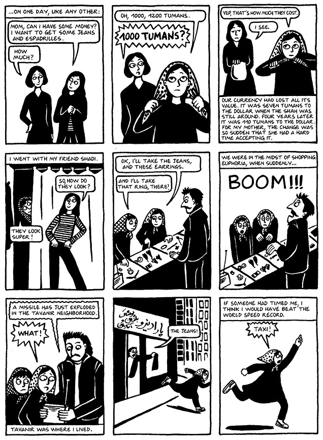 Read Persepolis 1, Section 18: The Shabbat, Page 136