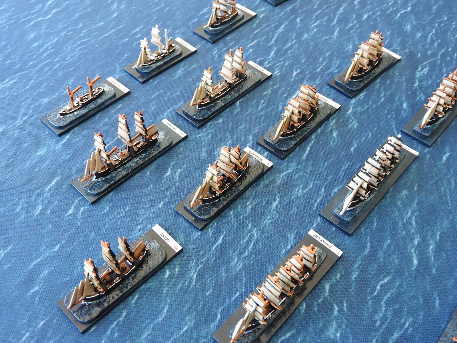 Jim's Wargames Workbench: Victorian Ironclad Naval Fleet Review