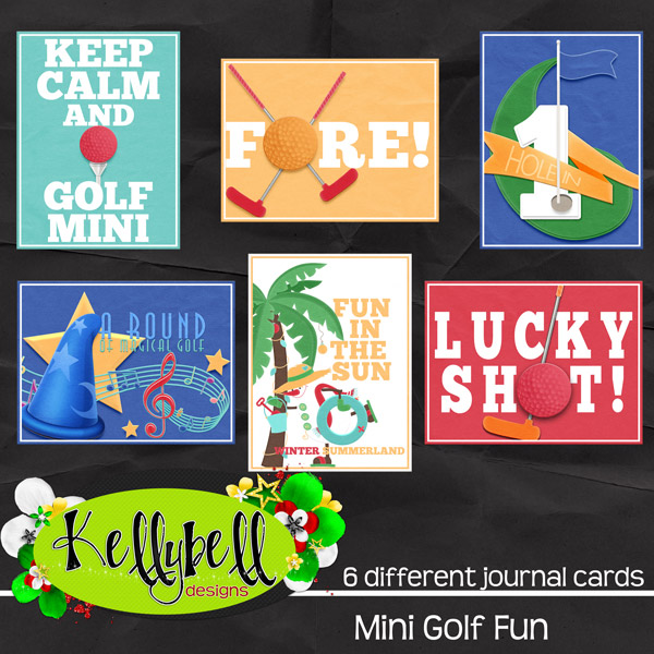 Digital Layouts by 3BluEyedBabies: New Mini Golf Kit & Pocket Perfect ...
