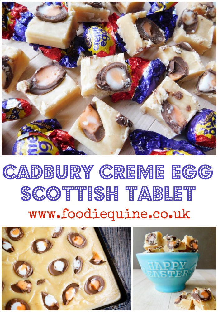 Cadbury Creme Egg Scottish Tablet | Foodie Quine - Edible Scottish ...