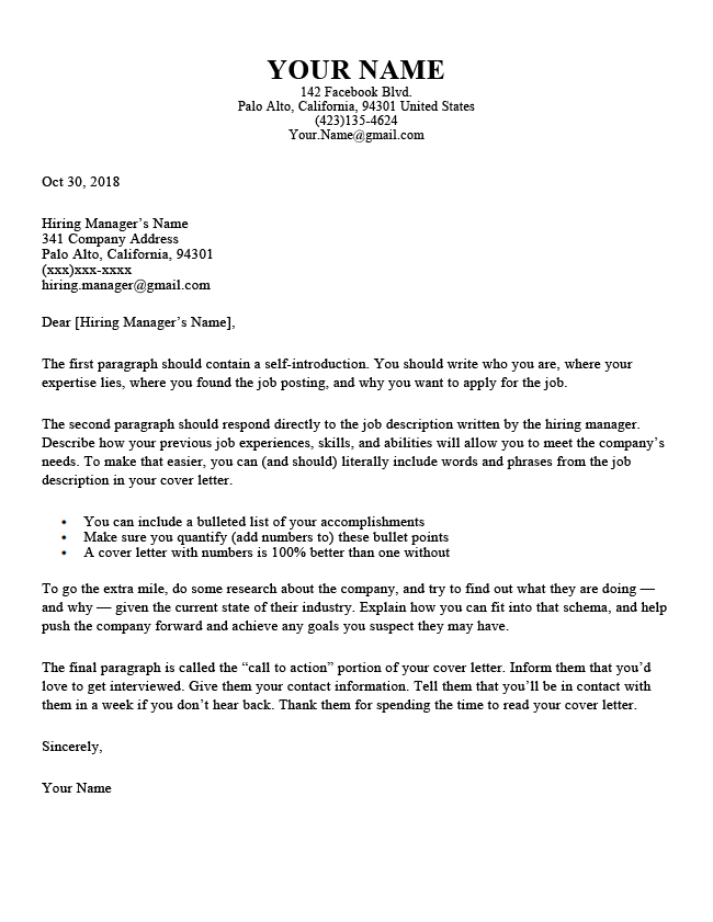 Harvard Cover Letter Examples 2018 ~ Resume Letter