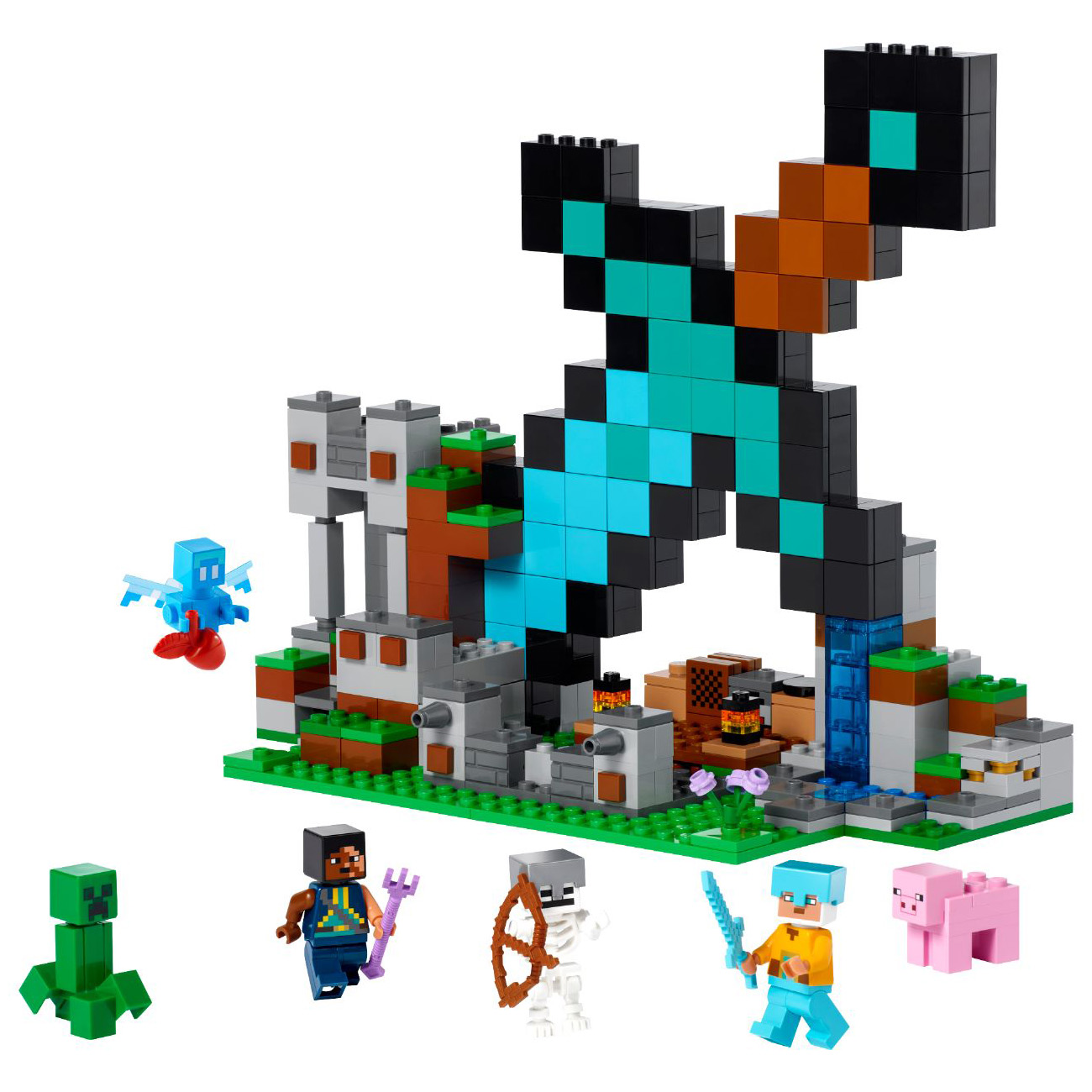 Minecraft The Sword Outpost Regular Set | Minecraft Merch