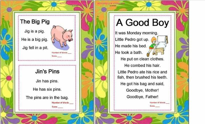 READING BOOKLET (Free Download) - Teachers Click READING BOOKLET (Free Download) - Teachers Click