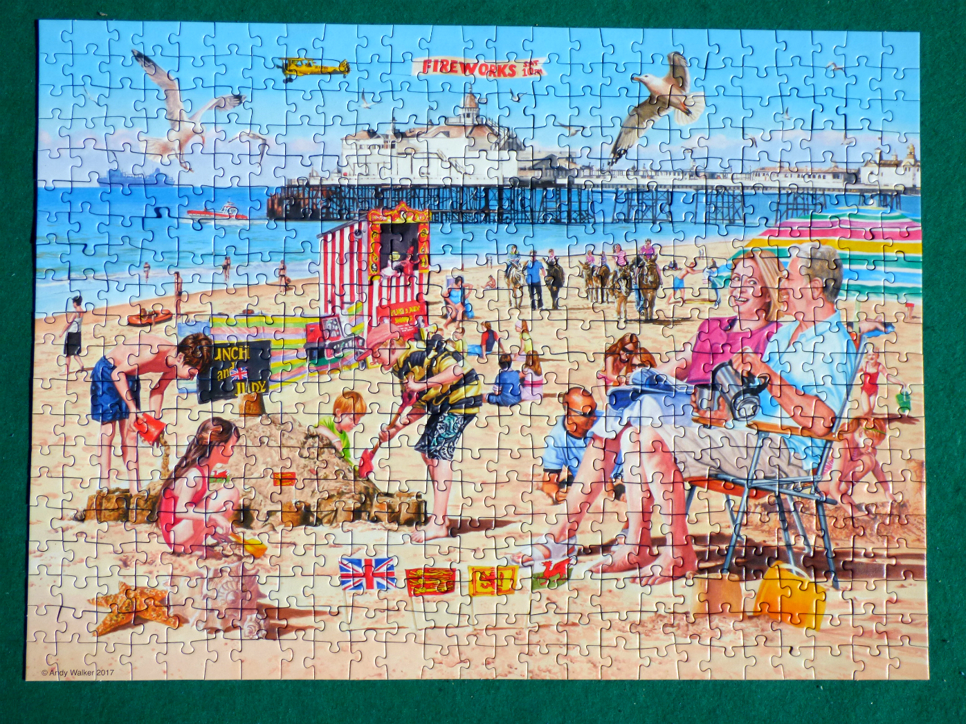 Chez Maximka: A day at the beach 500pc jigsaw puzzle from Ravensburger