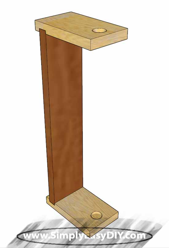 Simply Easy DIY: DIY Clamp Rack - Wall Mounted Swing Out Design