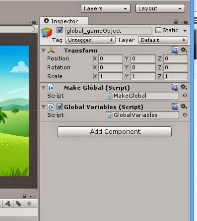 Qt ,Maemo and some other stuff: Creating global variable in Unity3D