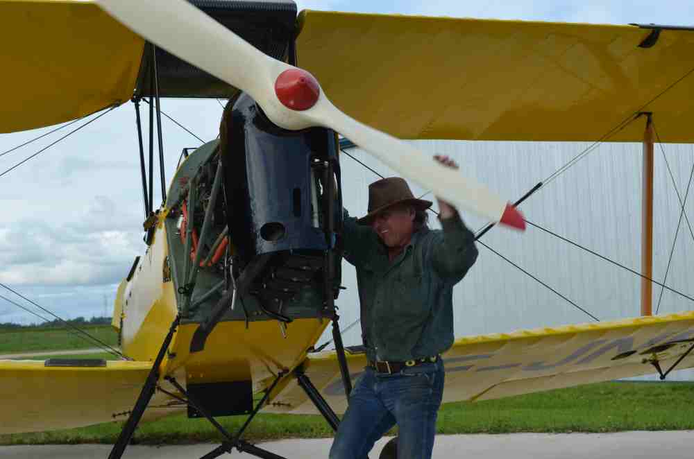 Tiger Moth Restoration: RAA, SFC and Brandon CATP Museum: Ted Hector ...