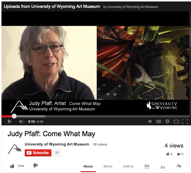 University of Wyoming Art Museum: New Artist Interviews on YouTube