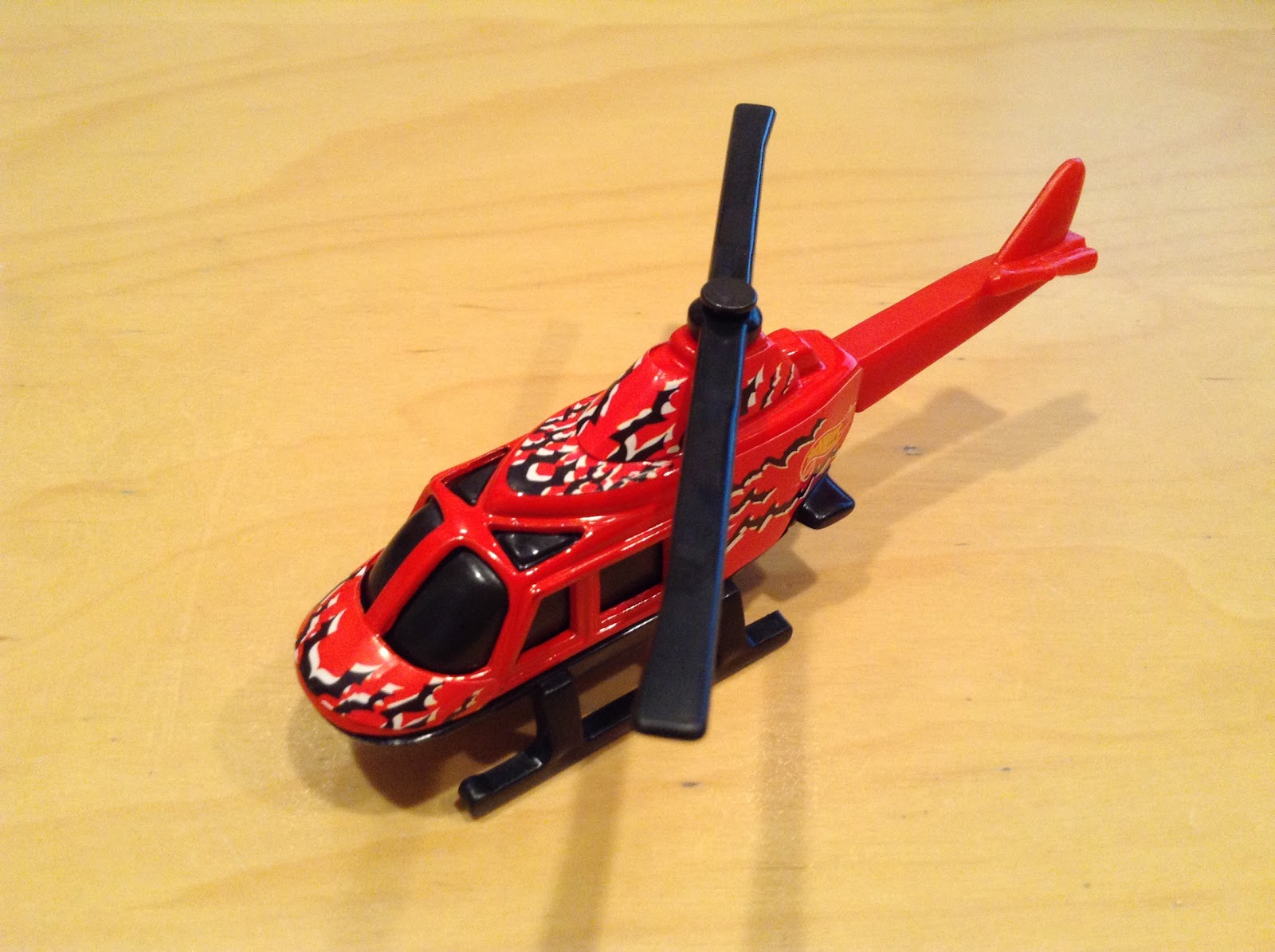 JULIAN'S HOT WHEELS BLOG: Helicopter (2000 McDonald's Happy Meal Toy #13)