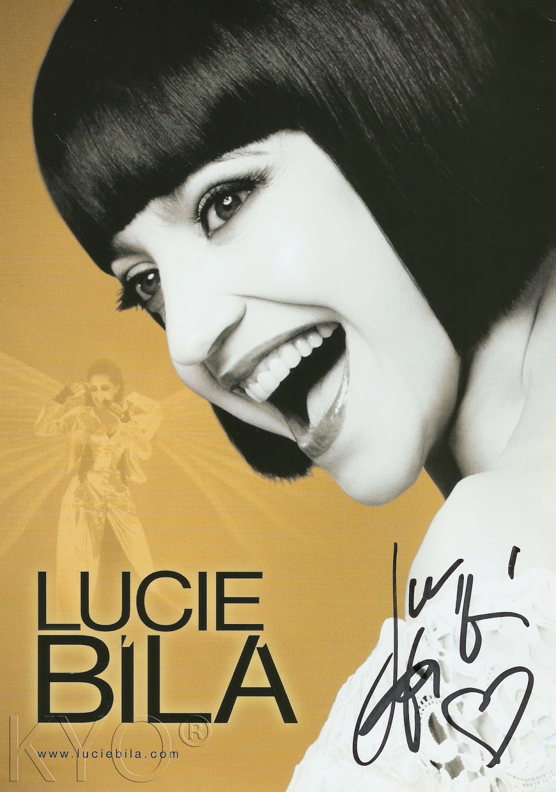 Chris Autographs: Lucie Bílá