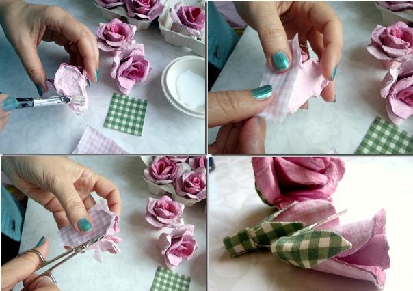 de Iaies?!: DIY: Roses from Eggs Cardboards...