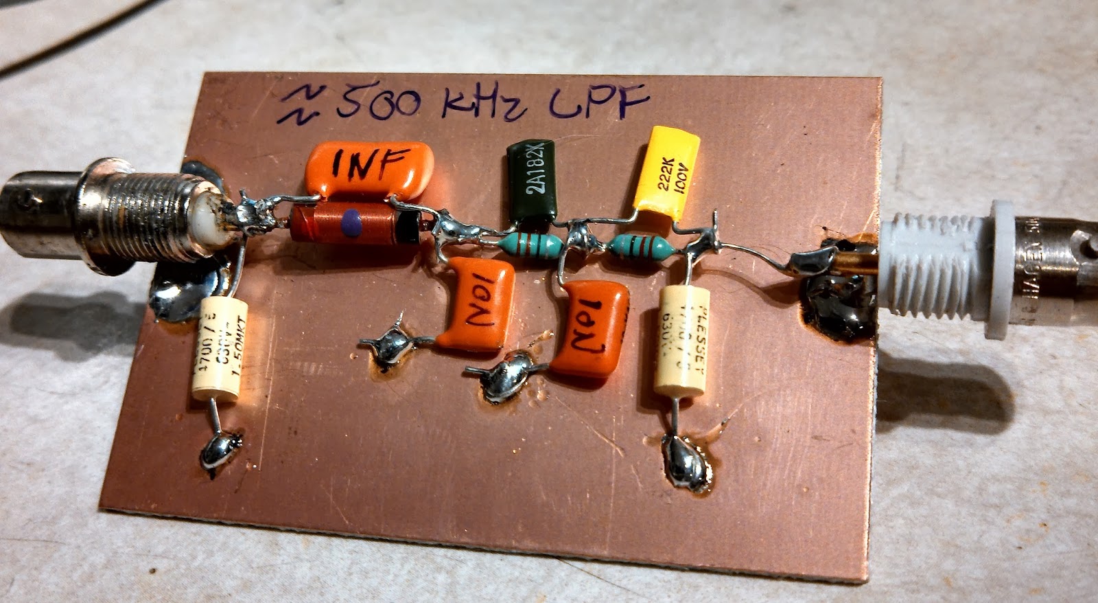 KA7OEI's blog: Low Pass filter for MF/LF (630 meter and 2200 meter ...