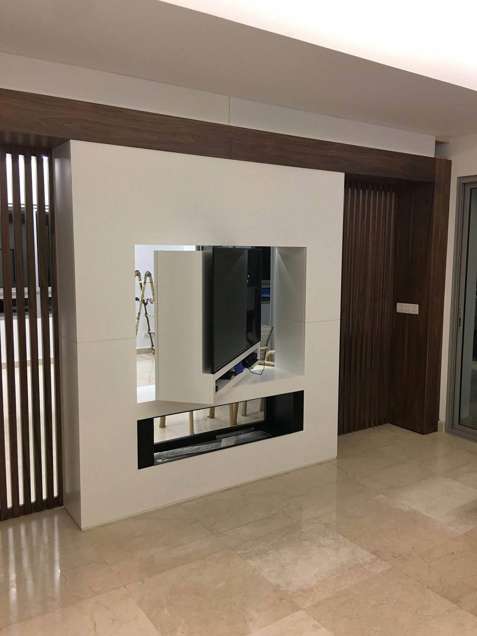 Conception de meuble tv rotatif élégantes que vous allez adorer - Un ...