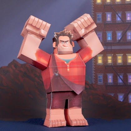 Free 3D Paper Crafts: Wreck-It Ralph 3D Papercraft